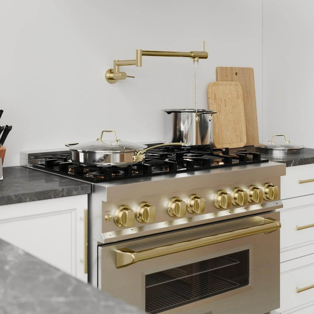 ZLINE Gemini Twin Handle Pot Filler (GEM-FPF)
