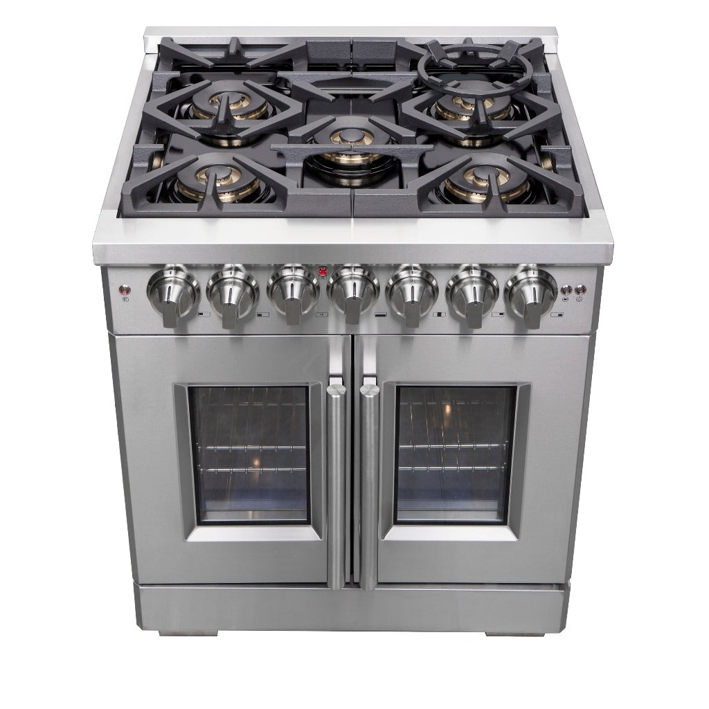 Forno Capriasca 30" French Door Dual Fuel Range (FFSGS6387-30)