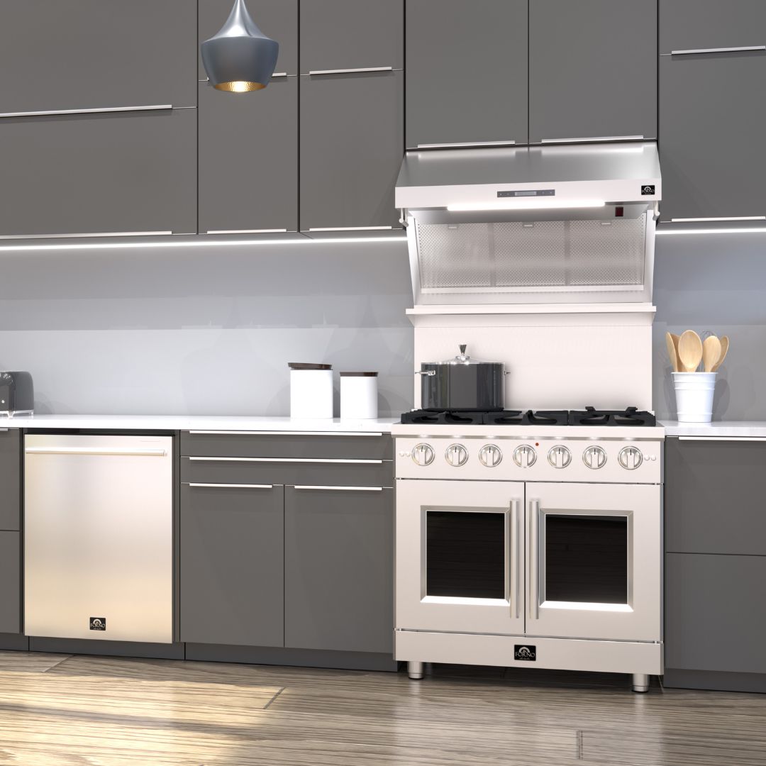 Forno Galiano 36" French Door Gas Range (FFSGS6444-36)