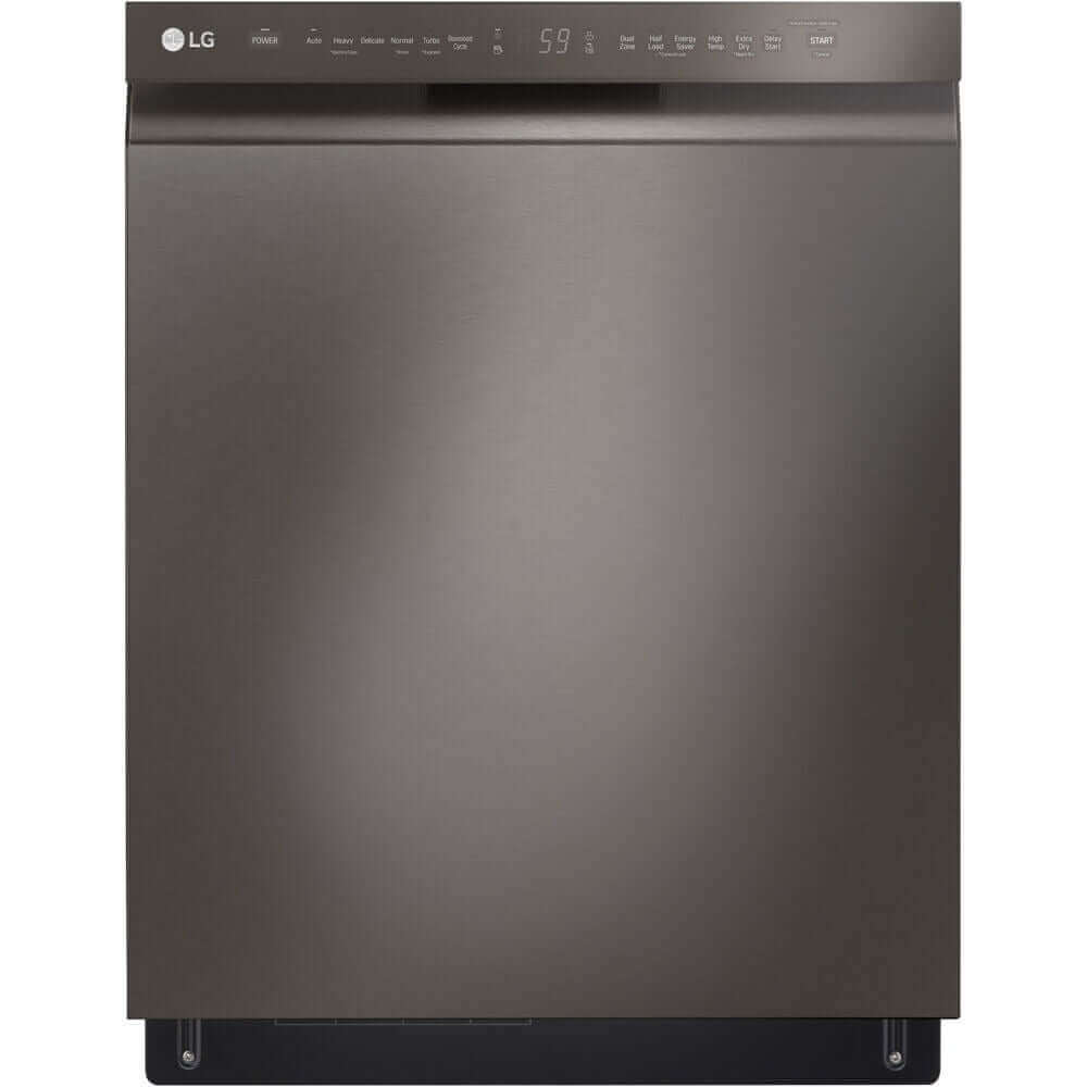 LG 24" Dishwasher with QuadWash in Black Stainless Steel (LDFN4542D)