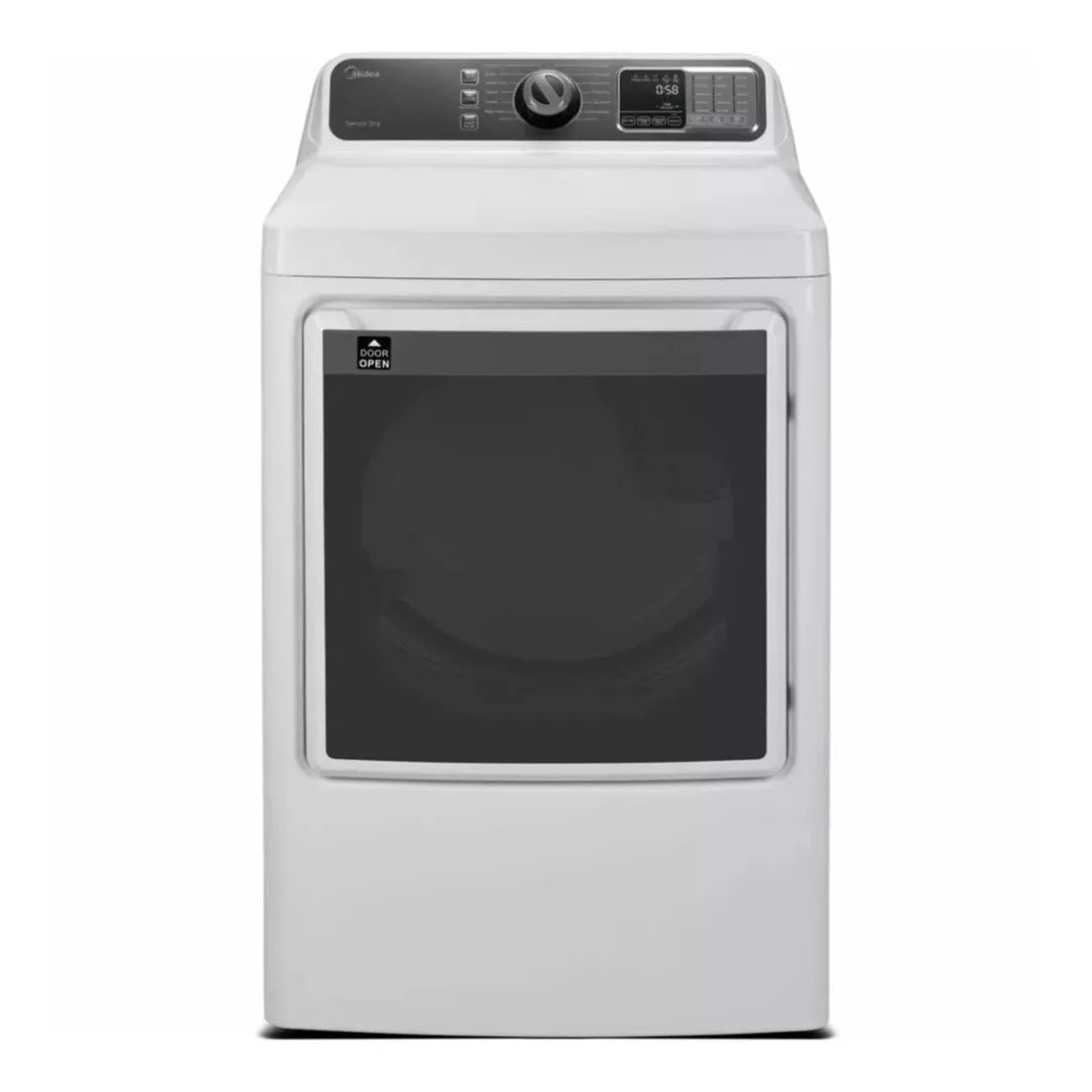 Midea 27" 7.5 Cu. Ft. Front Load Electric Dryer in White (MLE45N3BWW ...