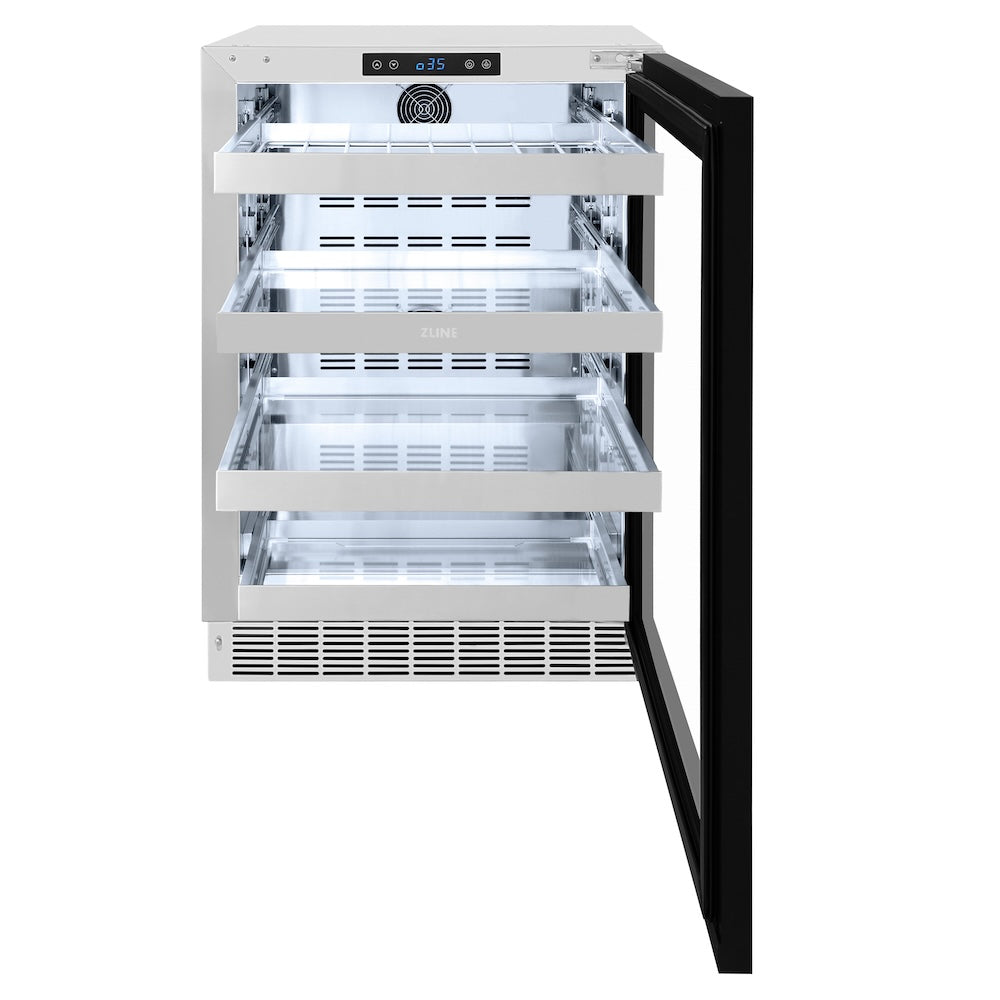 ZLINE 24" Undercounter Panel Ready Beverage Fridge (RBSPO-24)