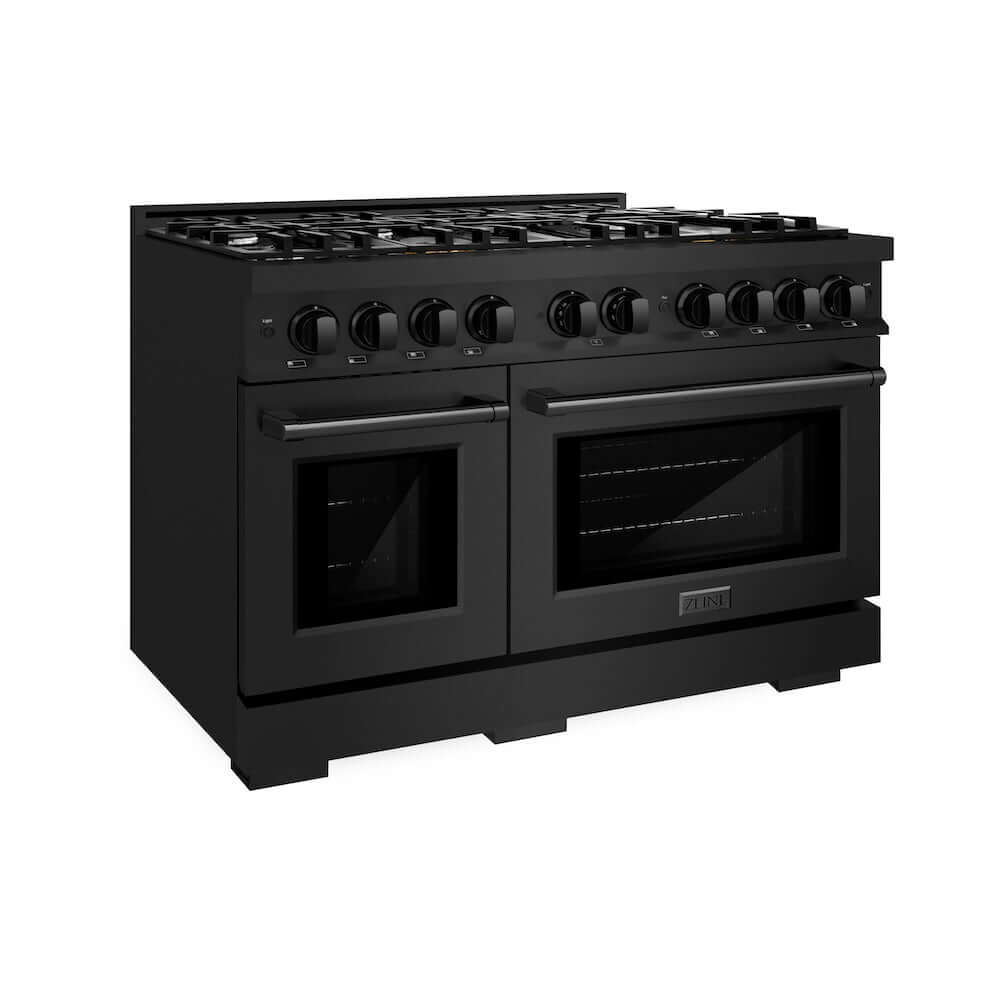 ZLINE 48" Select Dual Fuel Range in Black Stainless Steel (HDRB-48)